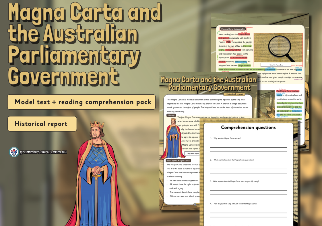 Year 6 Model Text - Report - Magna Carta and the Australian ...