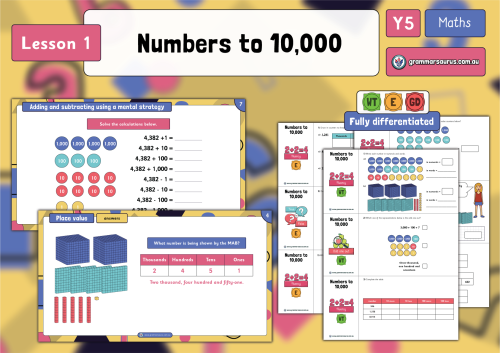 Year 5 Maths - Place Value - Numbers to 10,000 - Lesson 1 ...