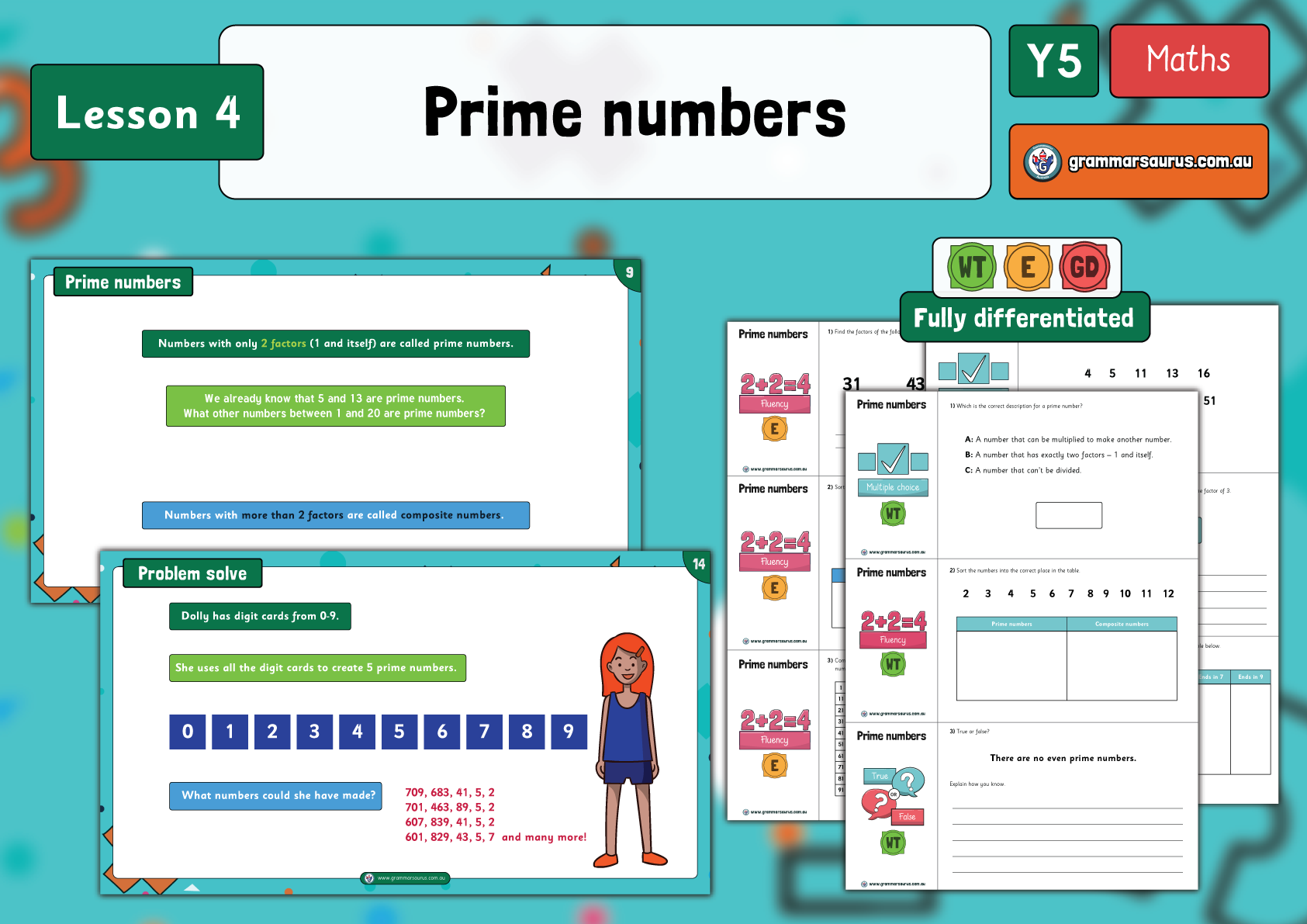 Year 5 Maths – Multiplication and Division – Prime numbers – Lesson 4 ...