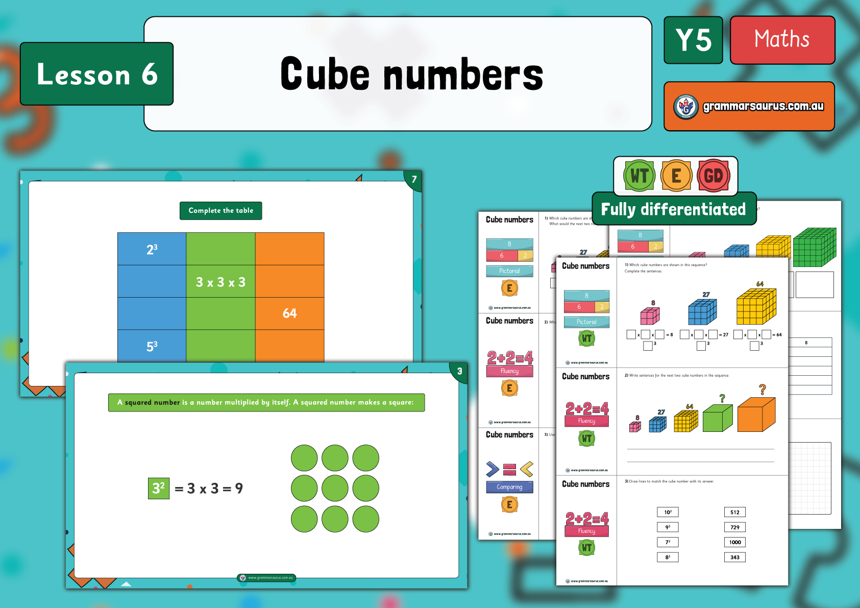 Year 5 Maths – Multiplication and Division – Cube numbers – Lesson 6 ...