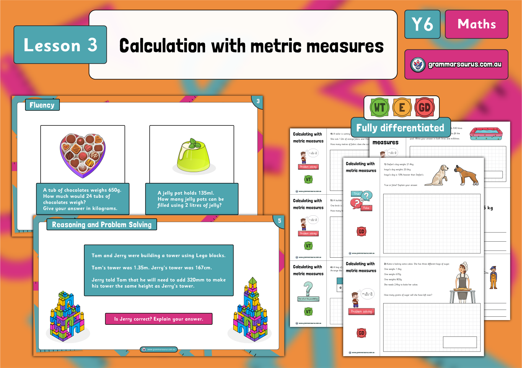 Year 6 Converting Units – Calculation with Metric Measures – Lesson 3 ...