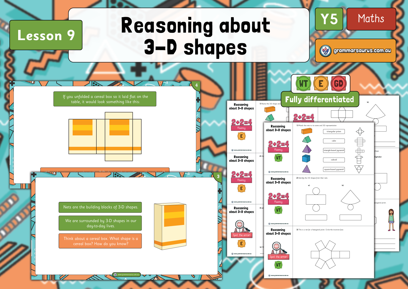 Year 5 Properties of Shape – Reasoning about 3-D shapes – Lesson 9 ...