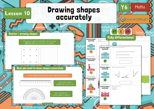 Year 6 Properties of Shape – Drawing shapes accurately – Lesson 10 ...