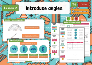 Year 6 Properties of Shape – Introduce Angles – Lesson 2 ...