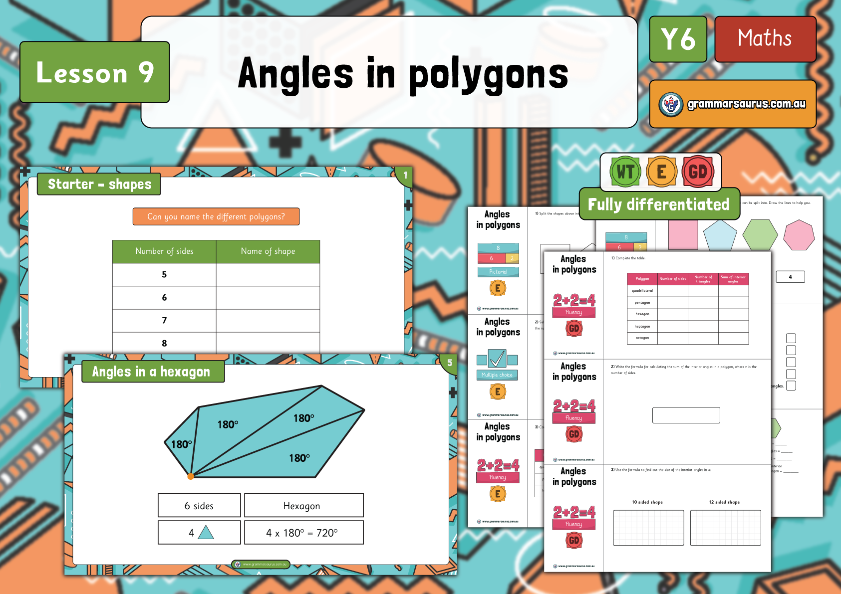 Year 6 Properties of Shape – Angles in Polygons – Lesson 9 ...