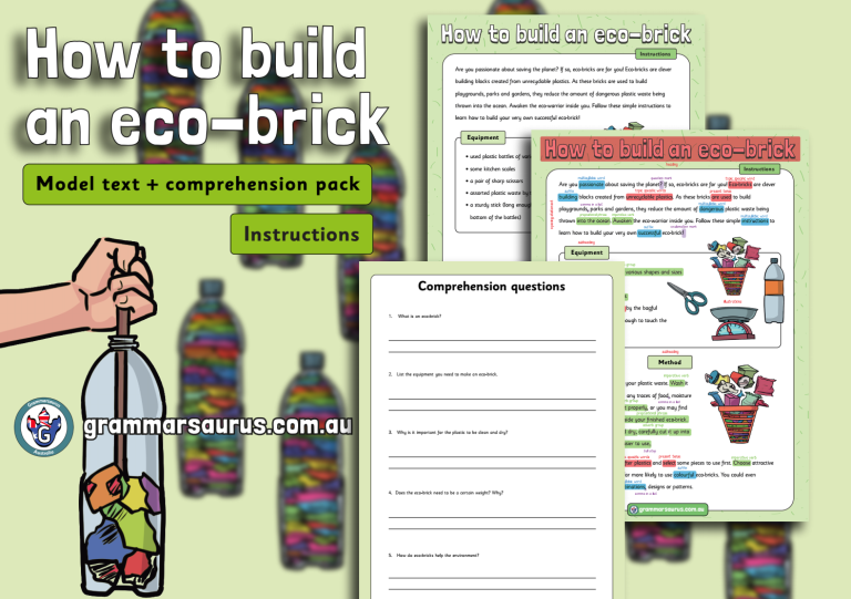Year 4 Model Text – Instructions – How to build an eco-brick ...