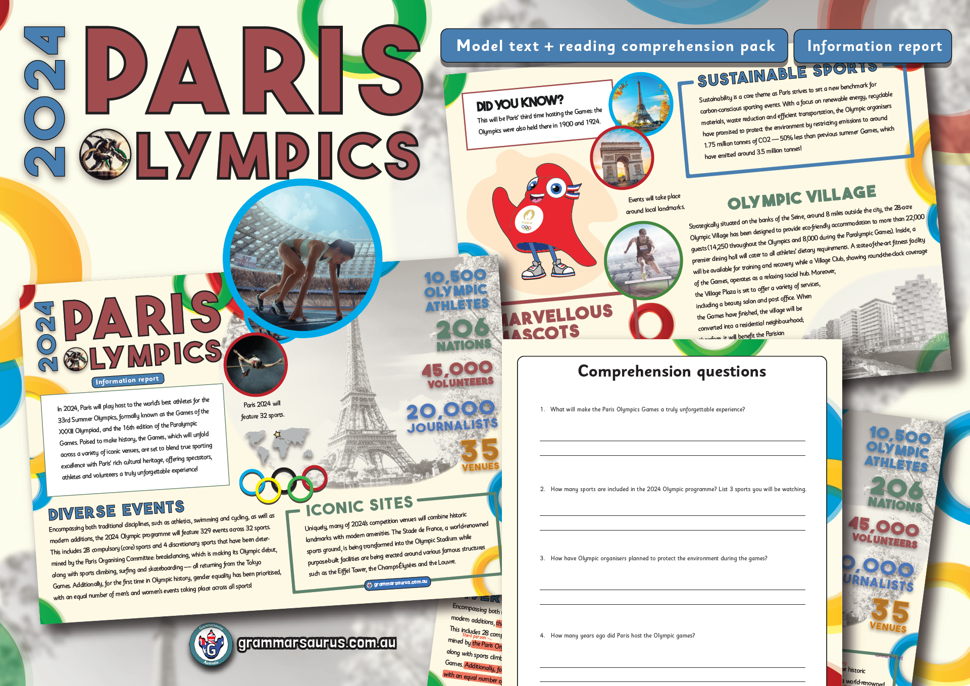 Year 6 Model Text - Information Report - 2024 Paris Olympics ...
