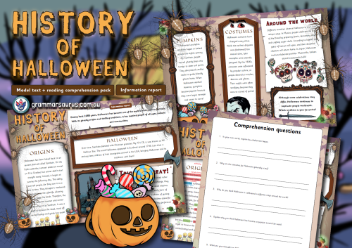 Year 3 Model Text – Information report - History of Halloween ...