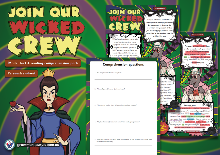 Year 3 Model Texts - Grammarsaurus Australia